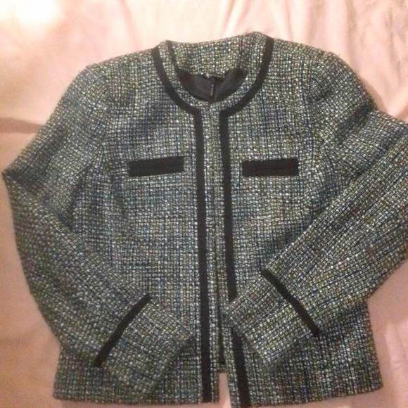 Daisy Fuentes | Jackets & Coats | Daisy Fuentes Womens Boucle Tweed ...